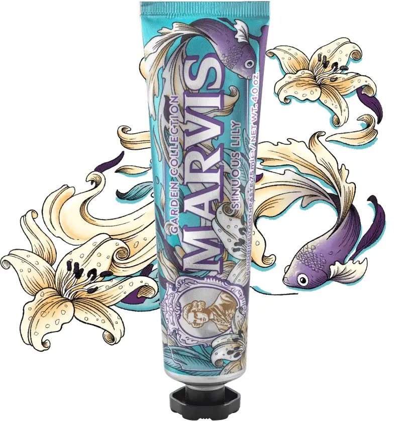 MARVIS - 'Sinuous Lily' - Luxury Italian Toothpaste 75ml – SANO+HUMANO NZ